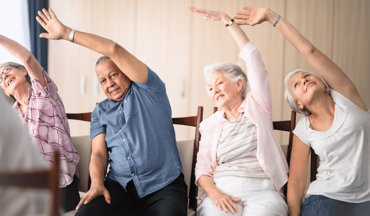 15 Benefits of Chair Yoga for Seniors | Haiden's Yoga Practice - Chair ...