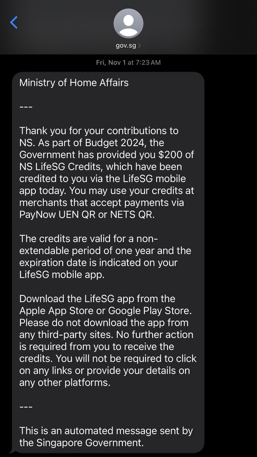 How to cash out your NS LifeSG credits — The Frankly