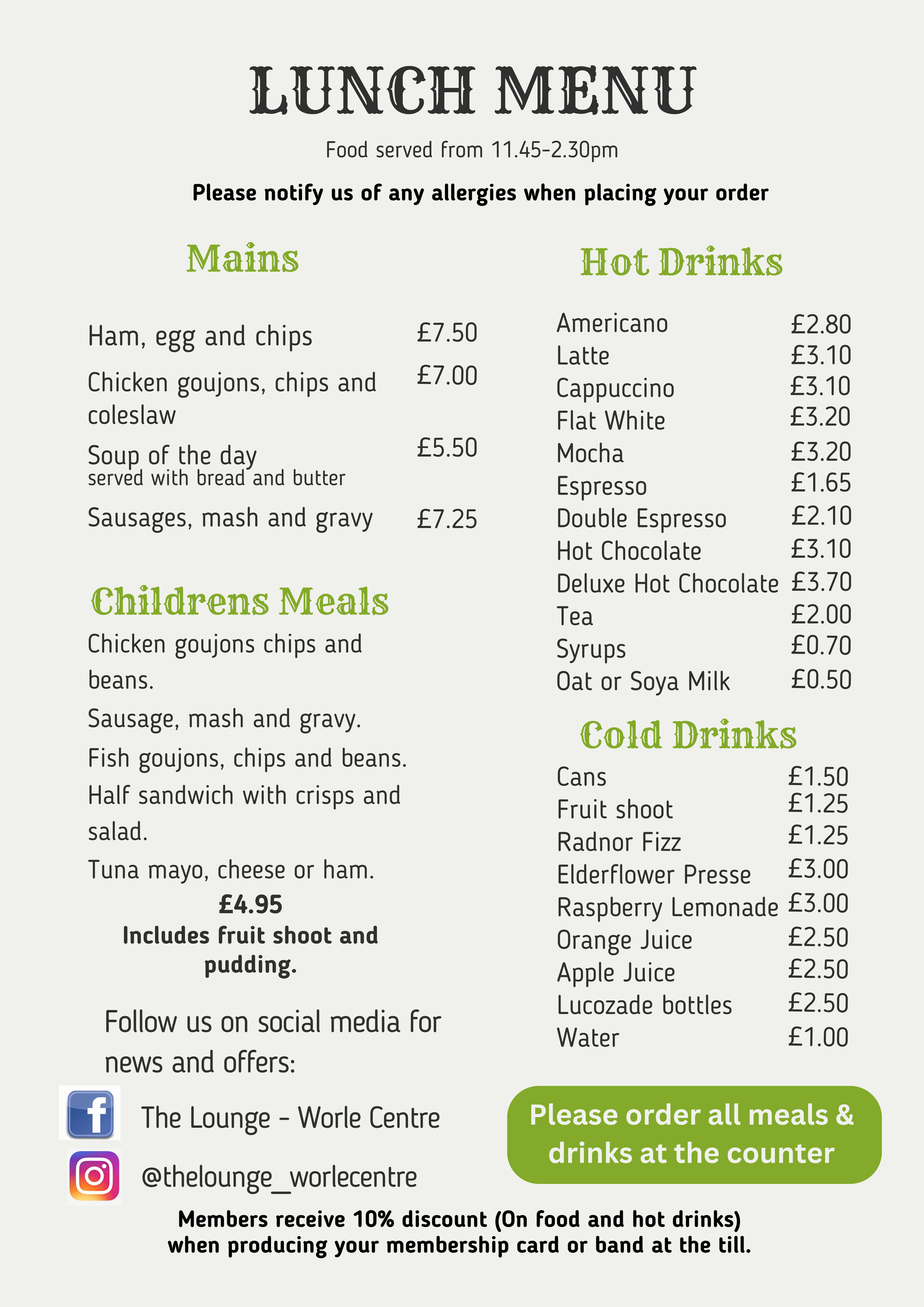 The Lounge — @Worle Centre