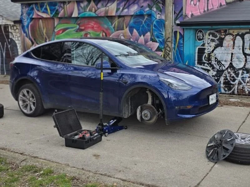 Trusted Tesla Tire Repair Oshawa, Ontario | Sparky X