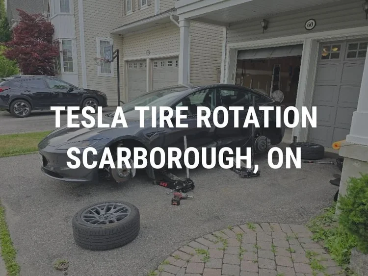 Convenient Tesla Tire Rotation Scarborough, Ontario | Sparky X
