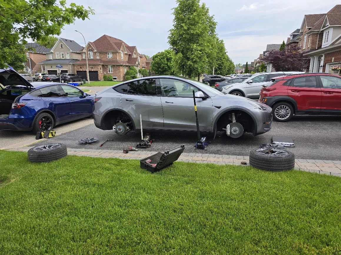 Tesla Tire Rotation Toronto, Ontario | Sparky X