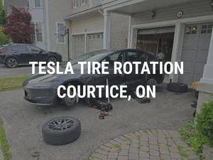 Convenient Tesla Tire Rotation Courtice, Ontario | Sparky X