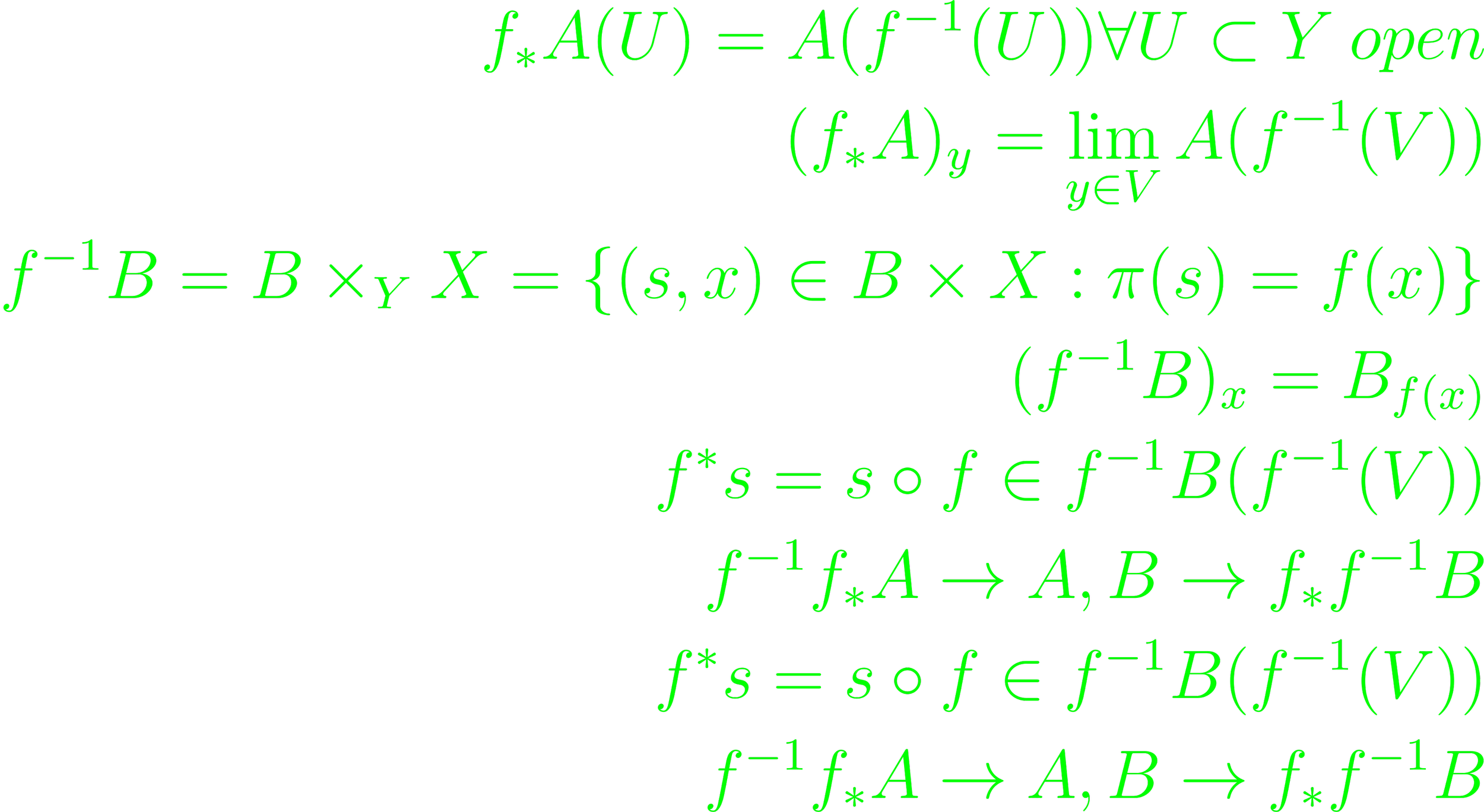 Complex Analytic and Differential Geometry 2024, 50: Sheaves — Pens & Pixels