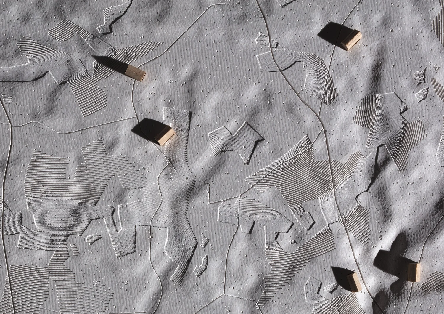 Plaster of Paris Terrain Model — Oban CNC