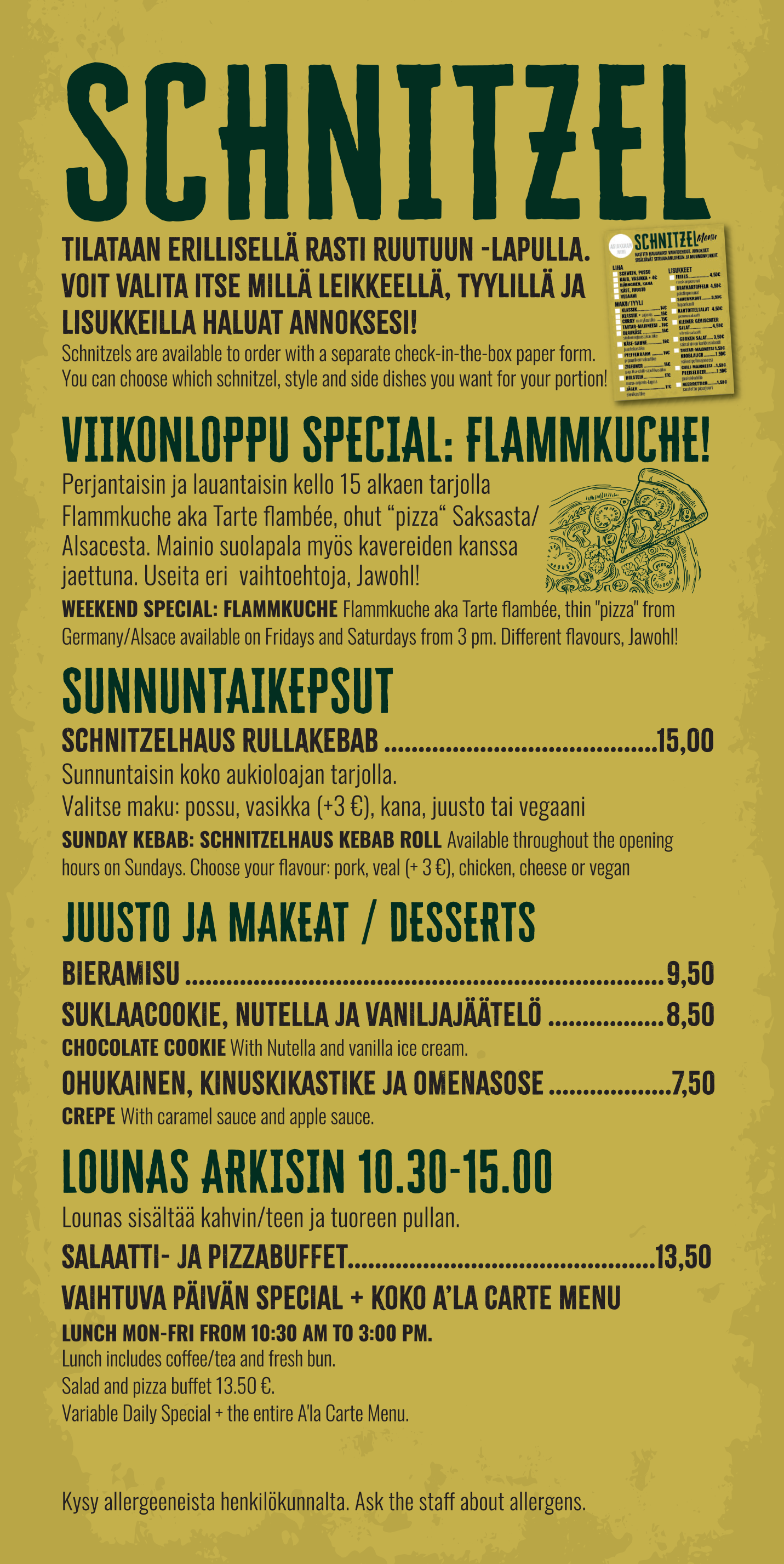 Schnitzelhaus Tampere – Saksalainen Gastropub Tammelassa
