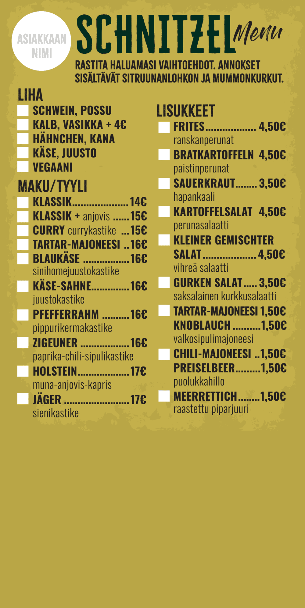 Schnitzelhaus Tampere – Saksalainen Gastropub Tammelassa