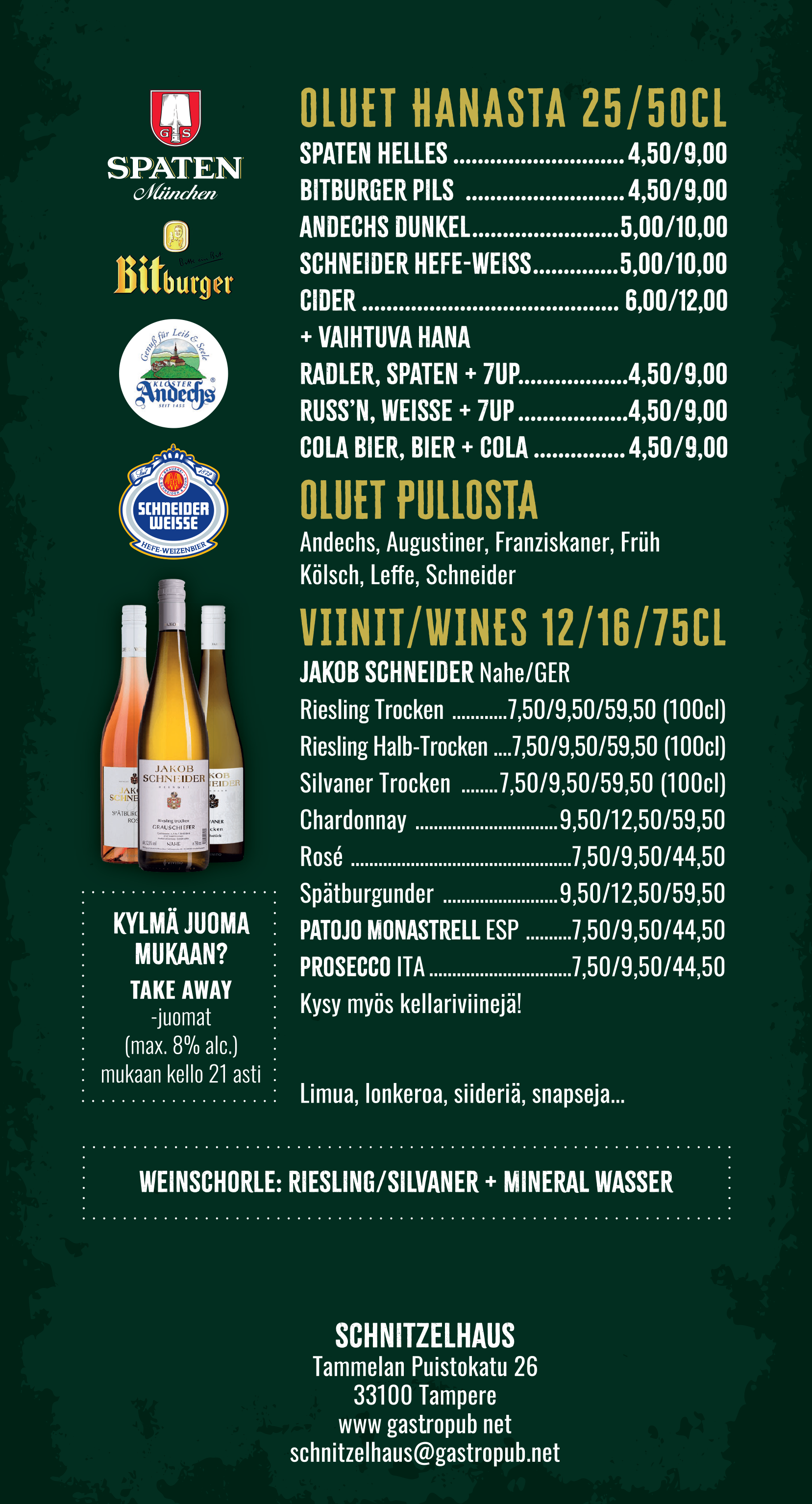 Schnitzelhaus Tampere – Saksalainen Gastropub Tammelassa