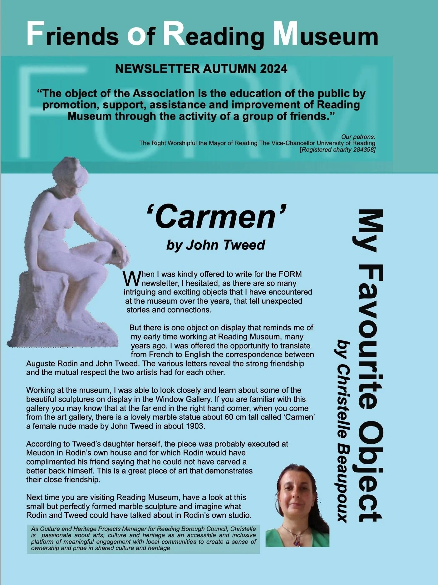Current Newsletter — Friends of Reading Museum