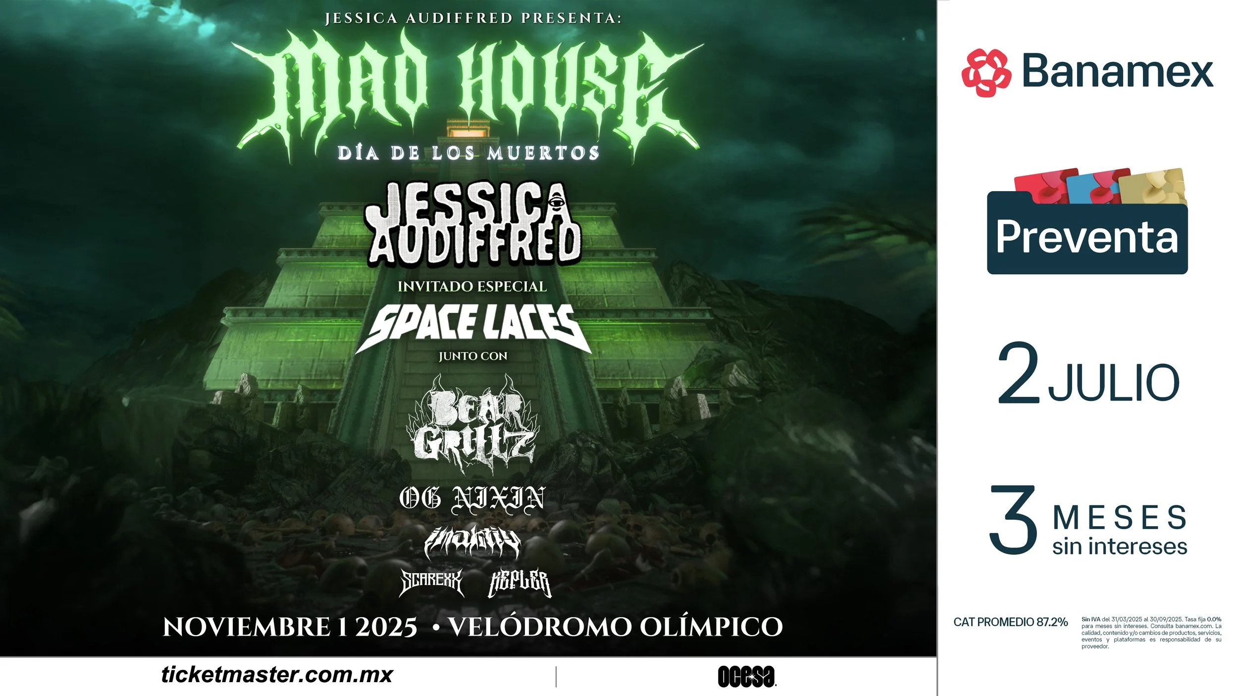 Jessica Audiffred presenta MAD HOUSE 2025: Día de los muertos ...