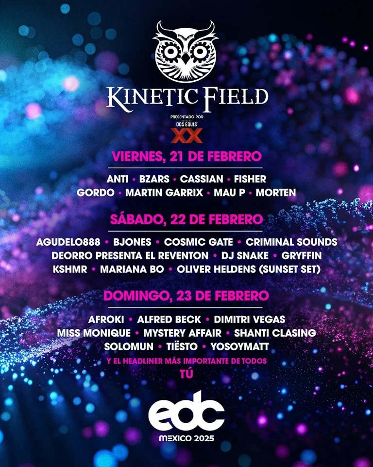 Conoce el line up por día de cada escenario de EDC México 2025 ...