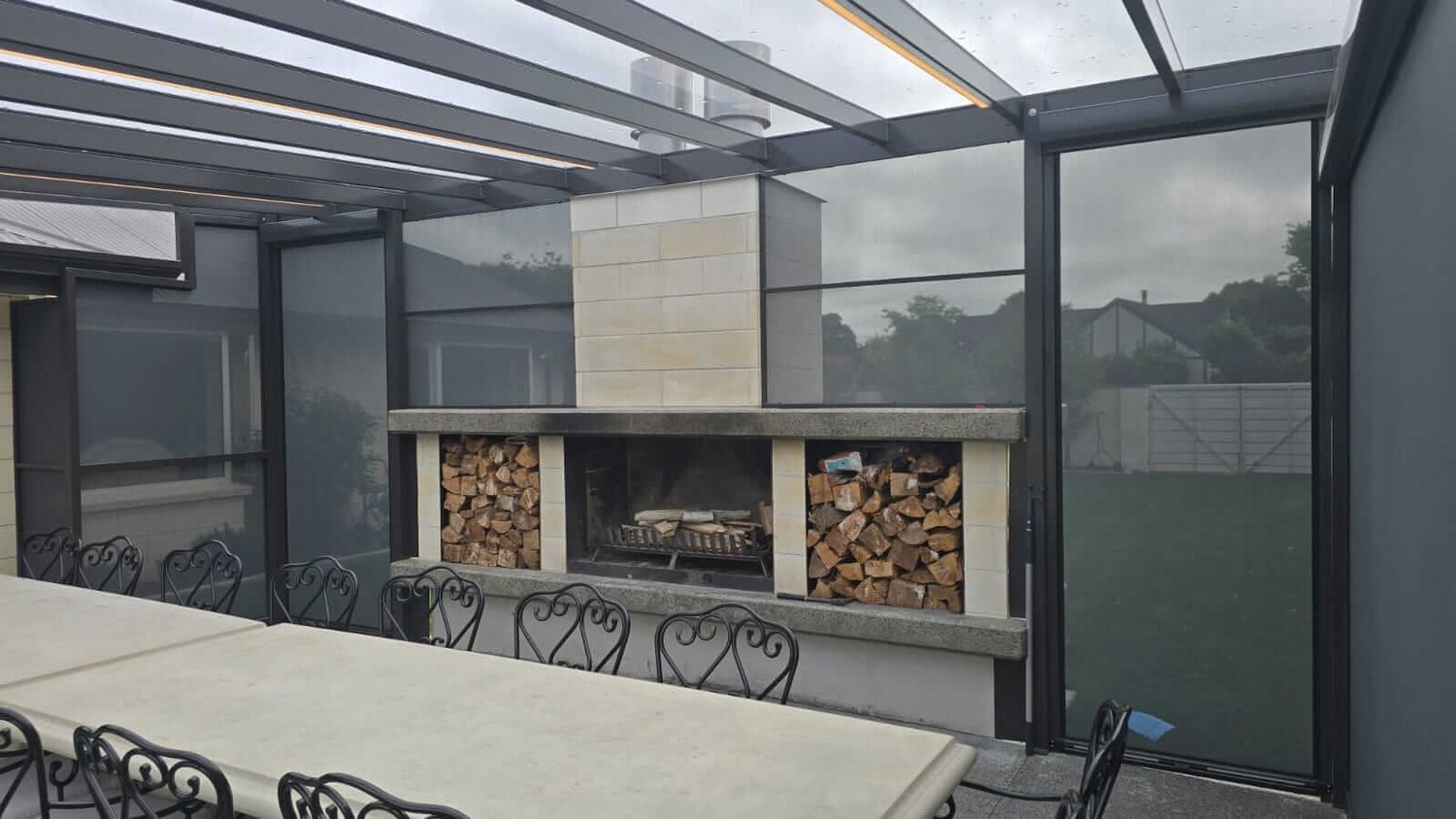 Outdoor Screens Christchurch, Privacy PVC & Mesh Roller Blinds for ...