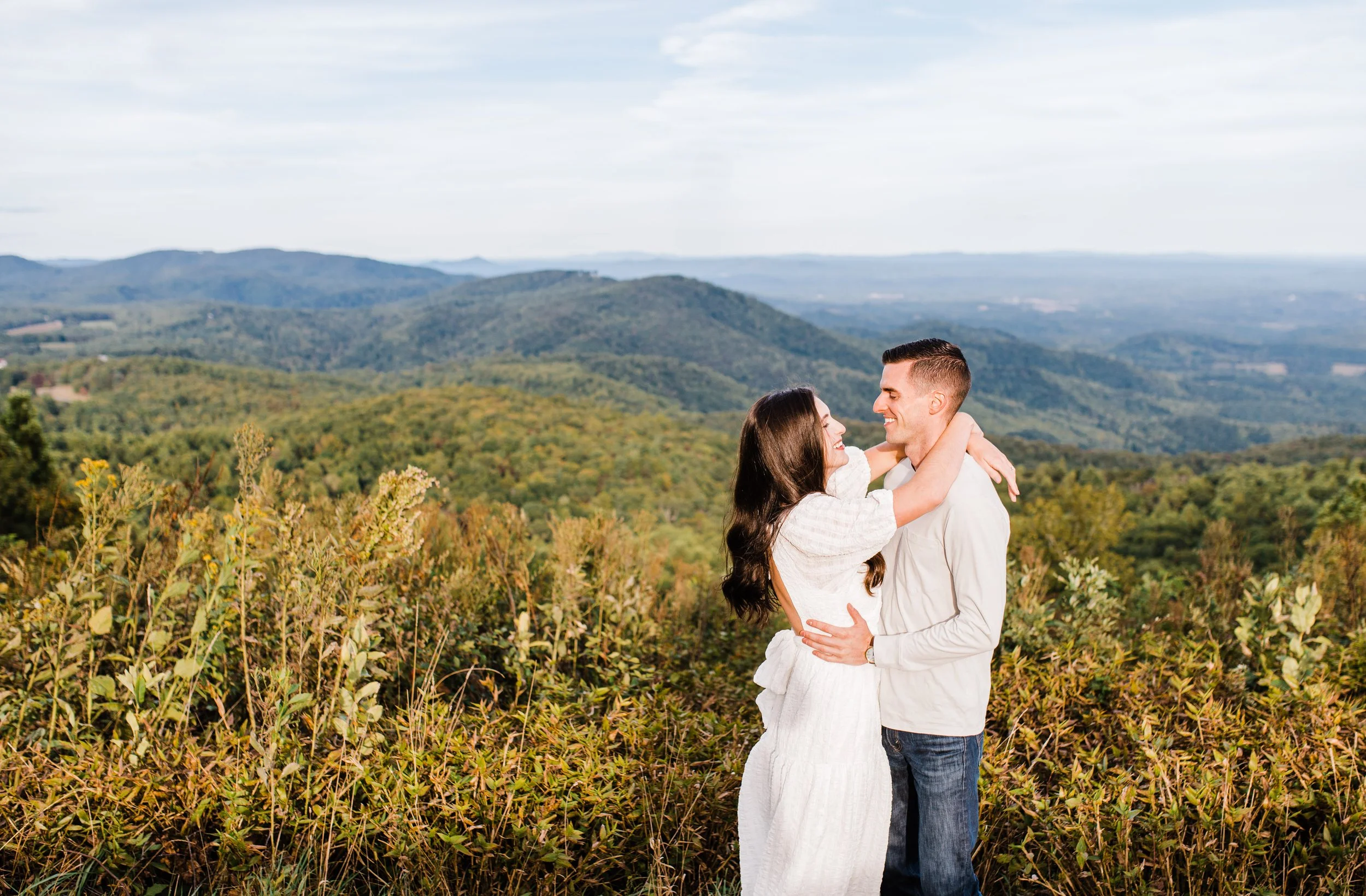 A Blue Ridge Parkway Engagement Session - Allie & Sean