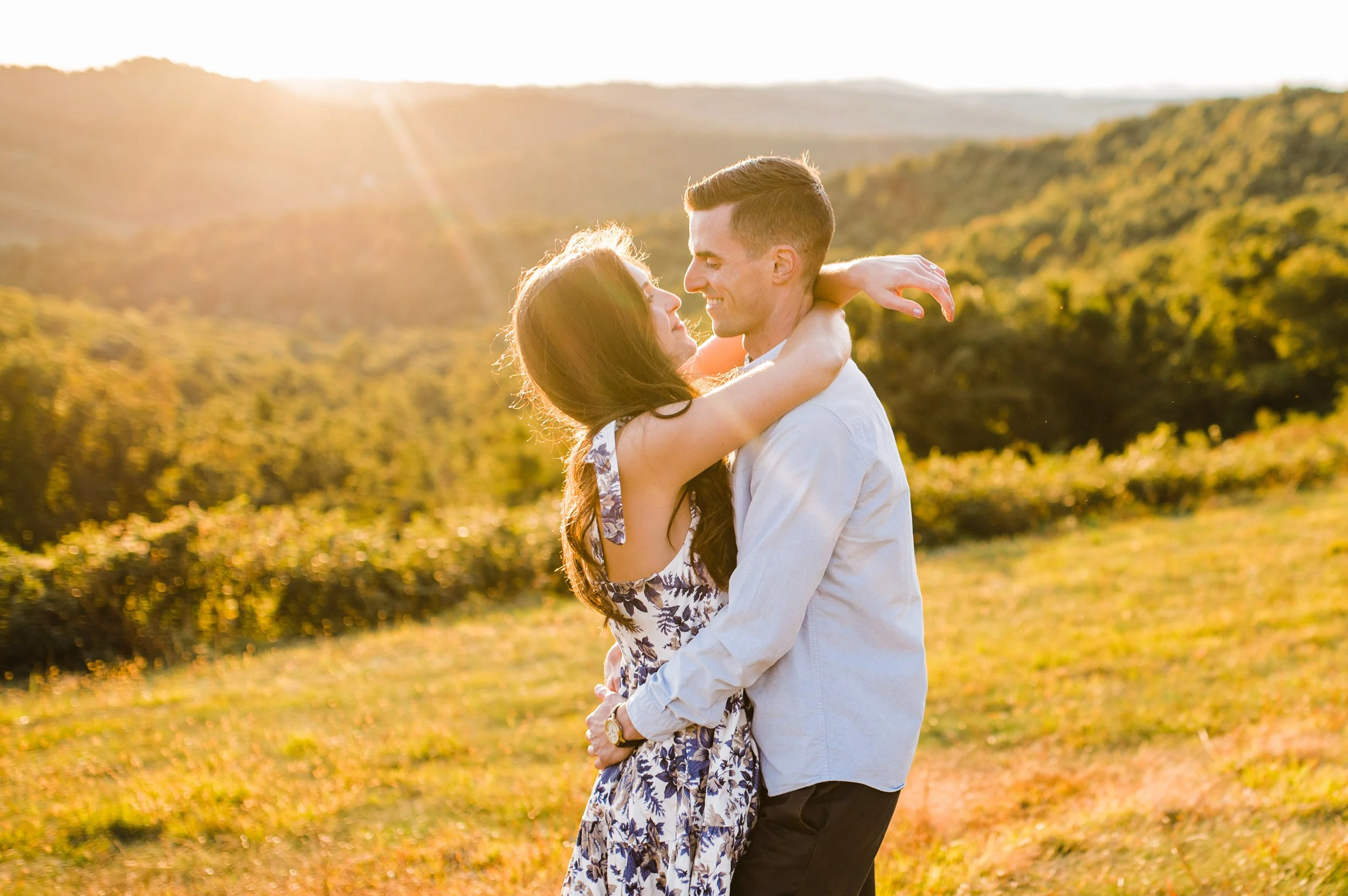 A Blue Ridge Parkway Engagement Session - Allie & Sean