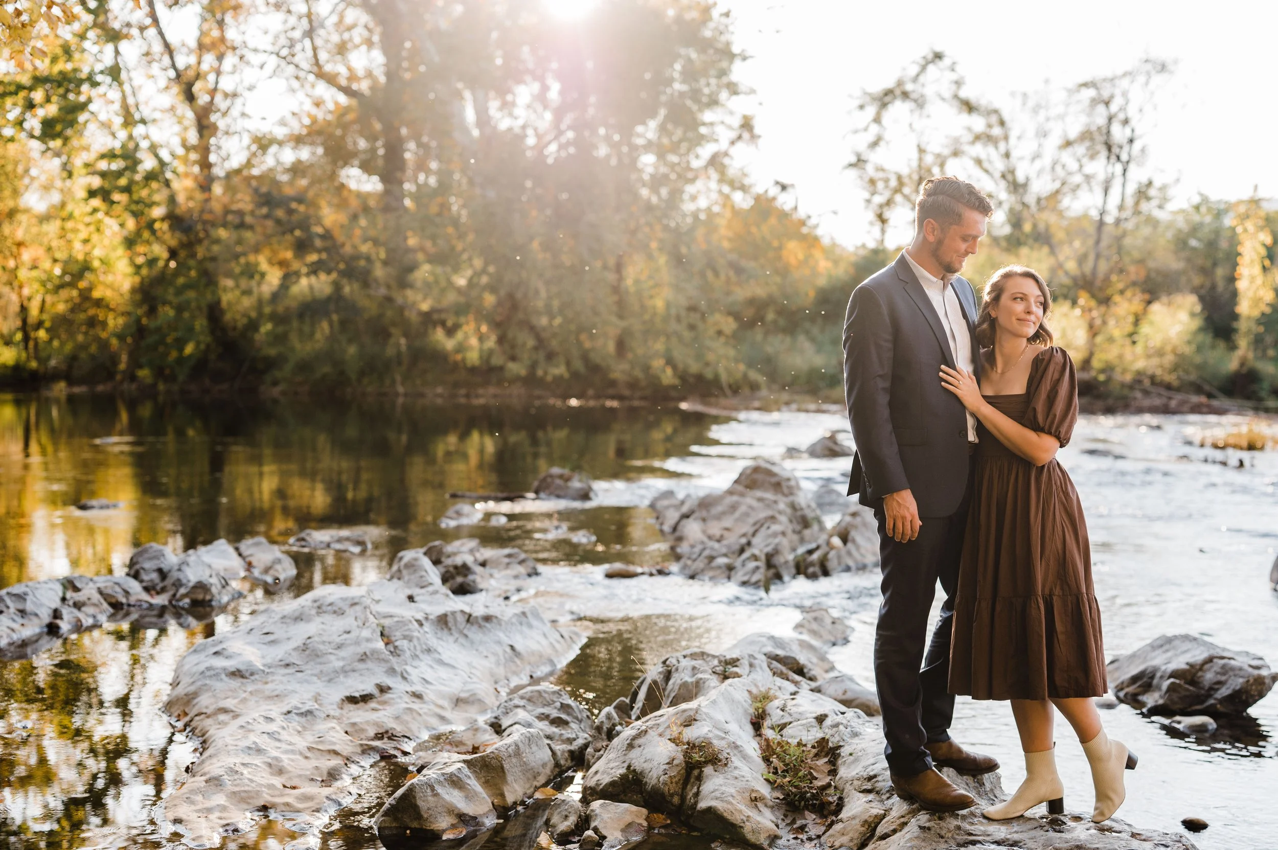A Roanoke Virginia Engagement Photoshoot - Caroline & Alex