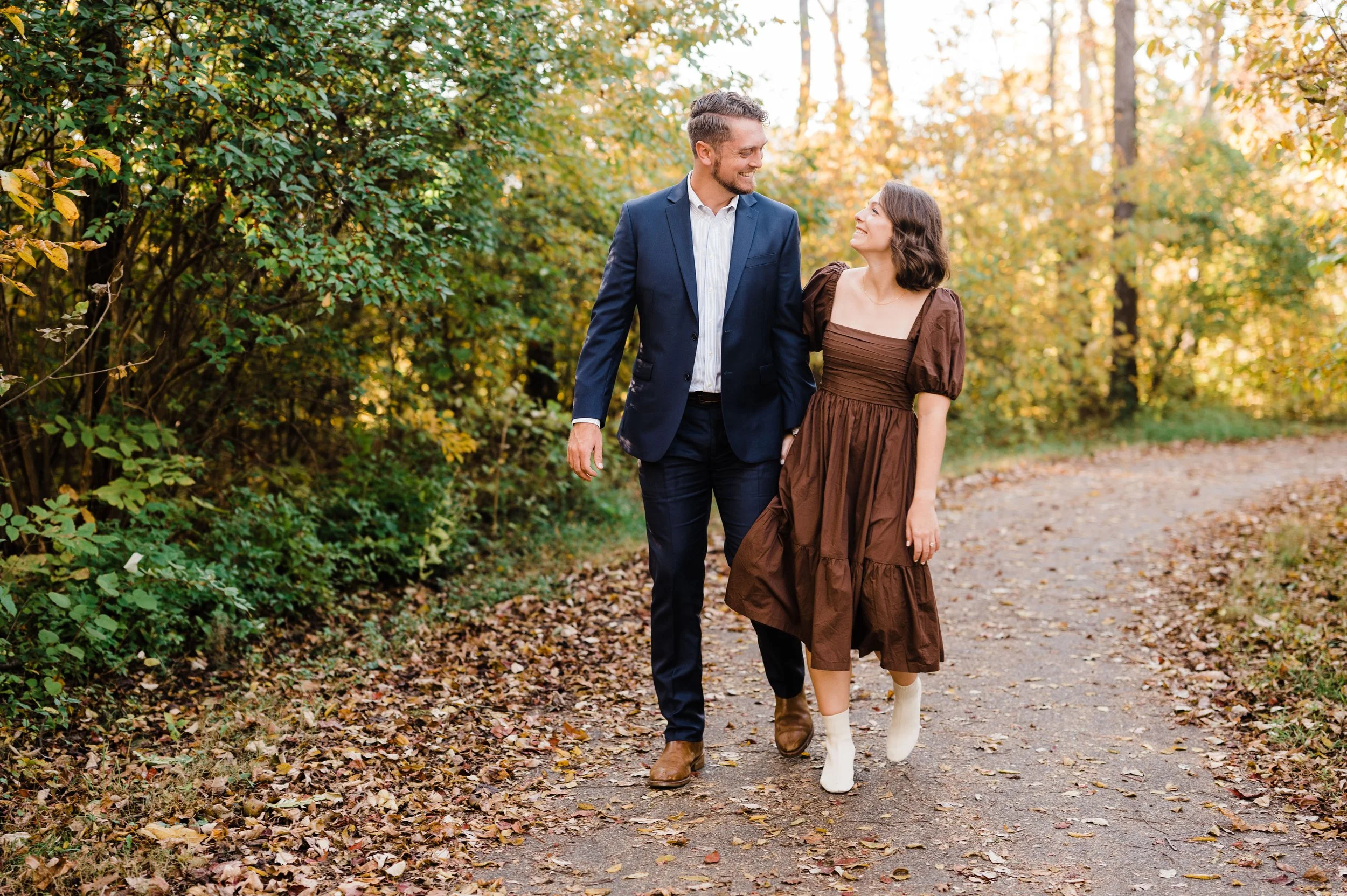 A Roanoke Virginia Engagement Photoshoot - Caroline & Alex