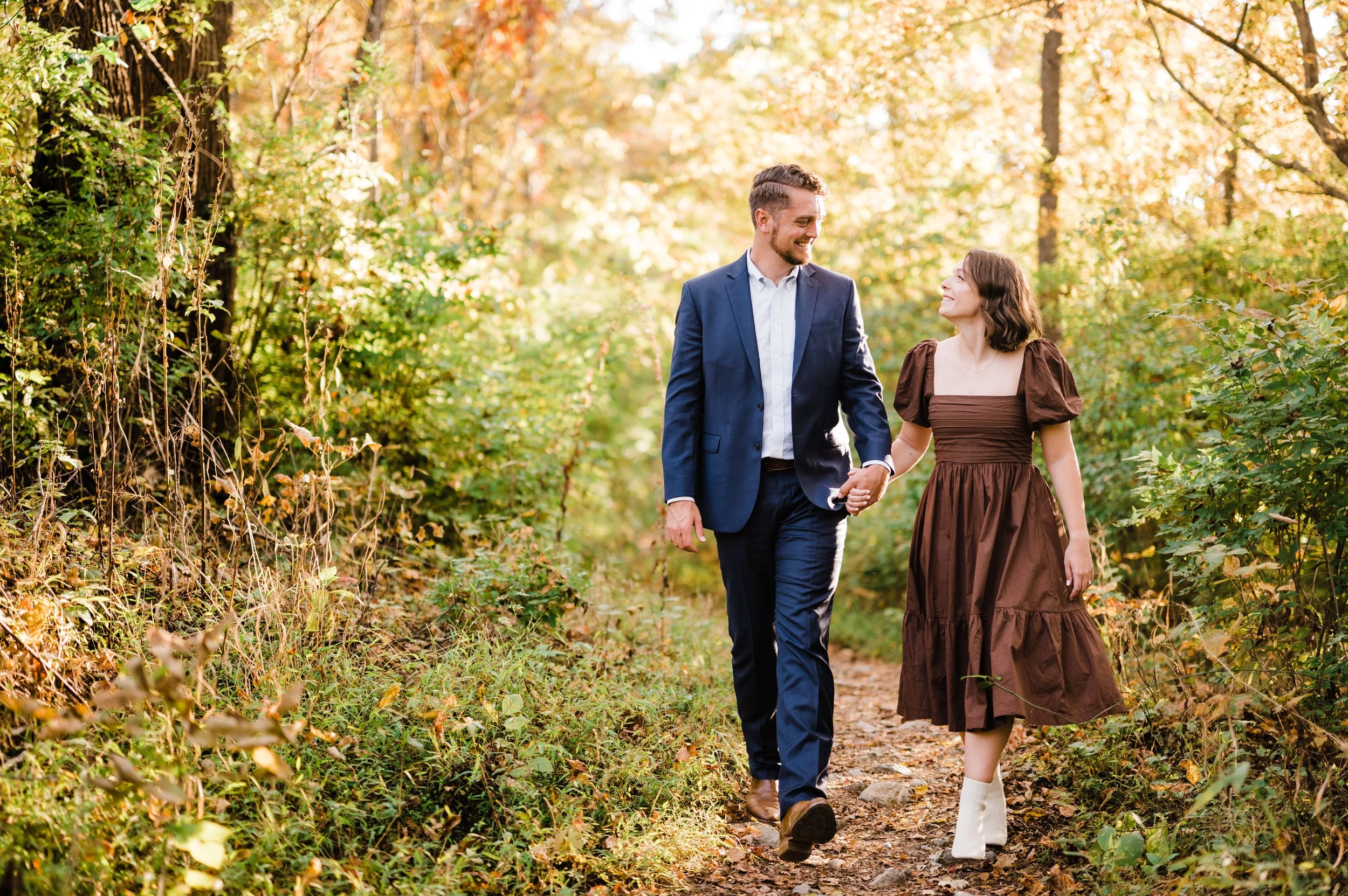 A Roanoke Virginia Engagement Photoshoot - Caroline & Alex