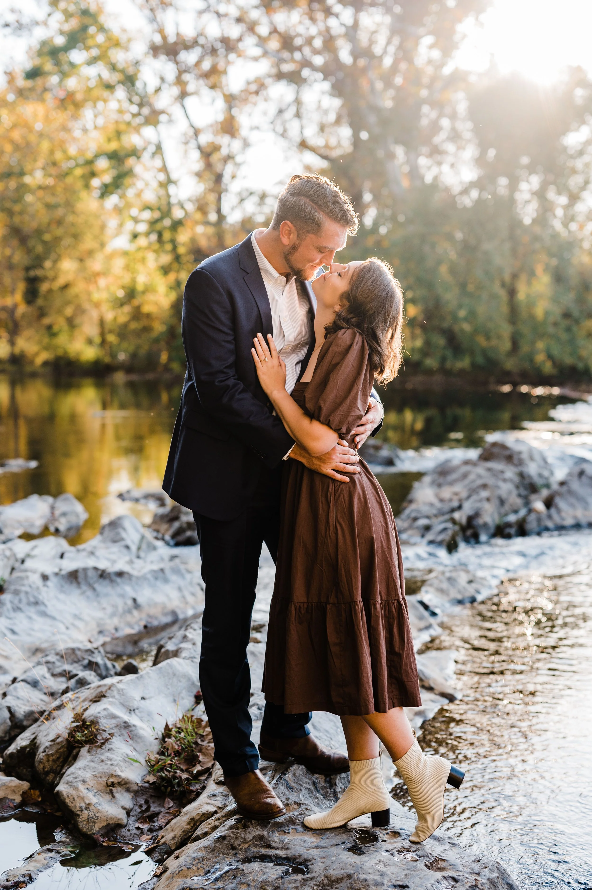 A Roanoke Virginia Engagement Photoshoot - Caroline & Alex