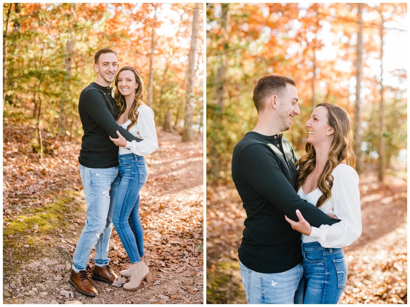 A Carvins Cove Roanoke Engagement Session - Malli & Jacob