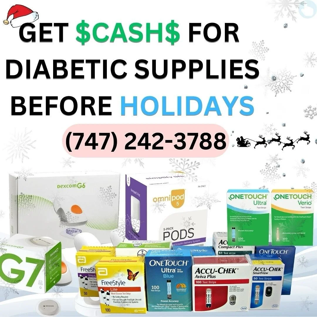 Sell Diabetic Supplies SoCal Cash Today For Your Diabetic Supplies ...