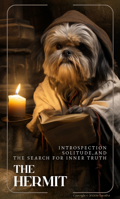 The Hermit Tarot Card Meaning for Pets: Find Inner Wisdom | TarotPet ...