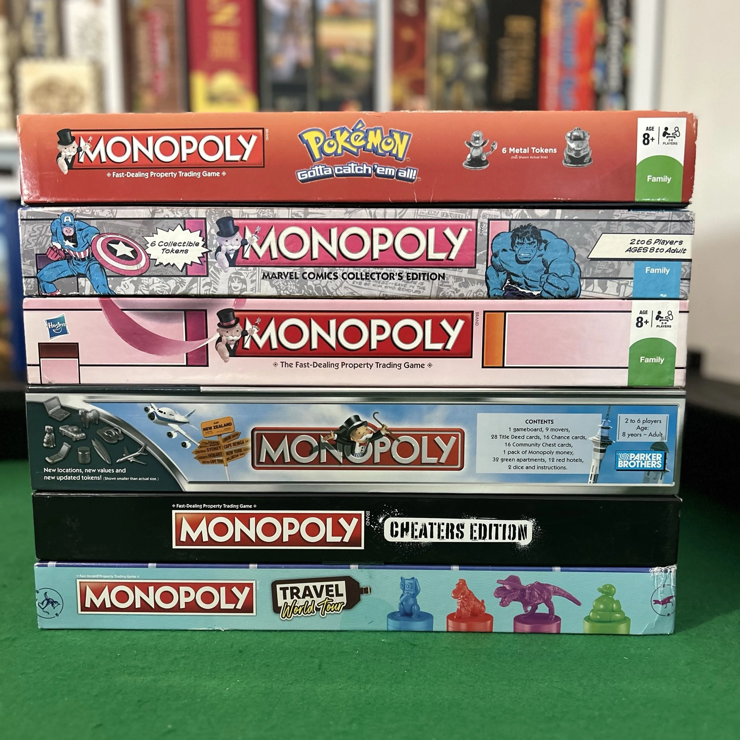 Monopoly Variants — McMurray Games — Christchurch Board Game Rentals