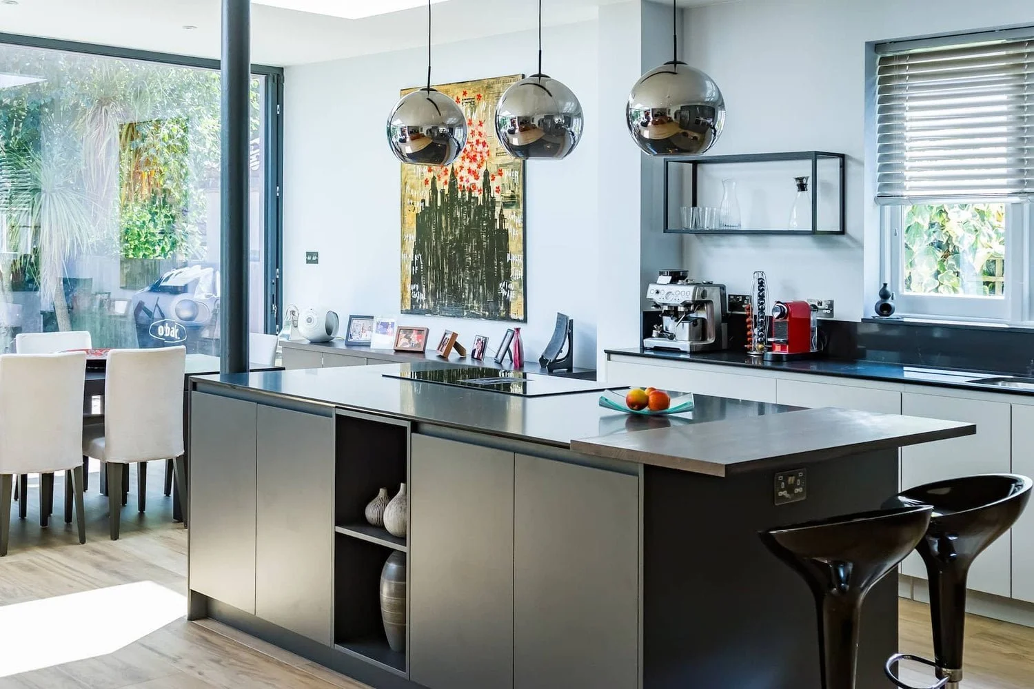 Dark grey kitchen, East Sheen | Pronorm Kitchen Design