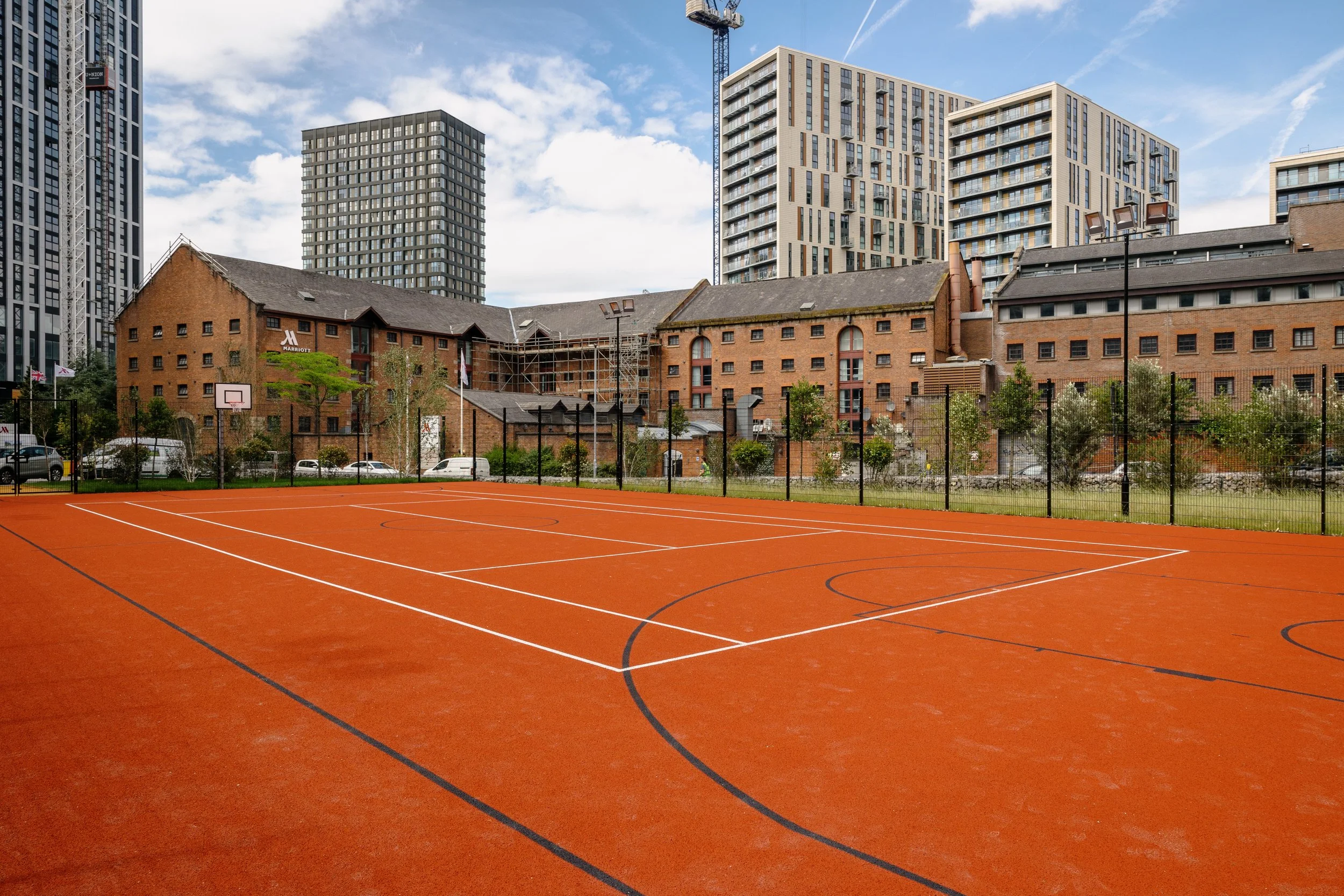 Basketball & Tennis Court - Courts Club Manchester