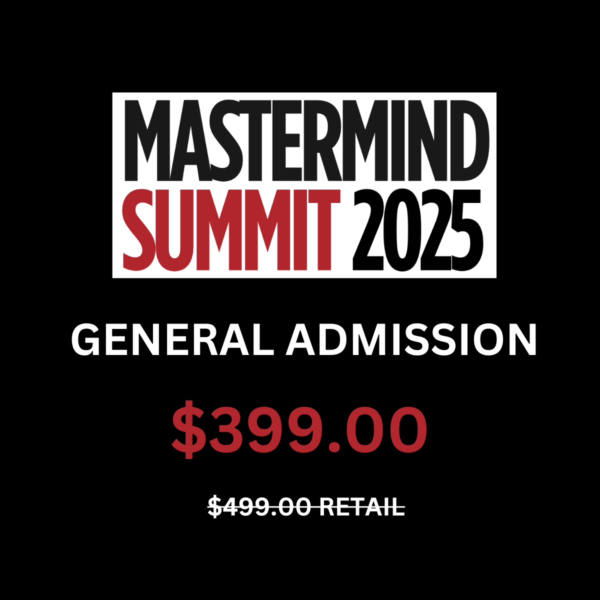 TICKETS — Mastermind Summit