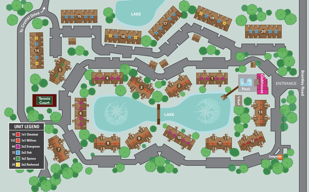 Property Map — Brantley Pines Apartments