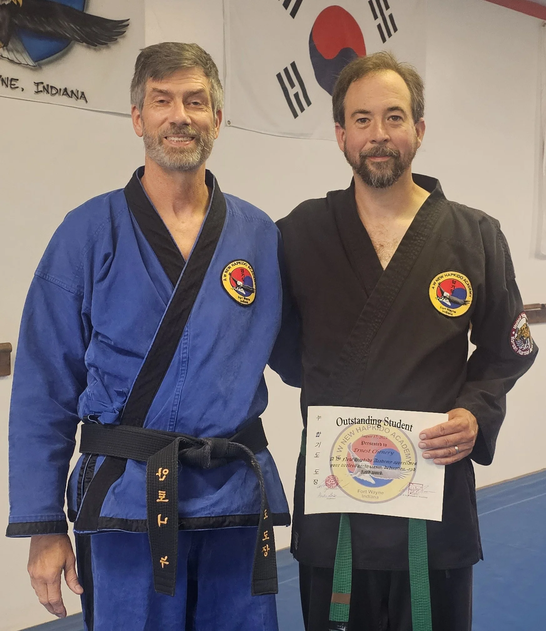 Outstanding Students — A W New Hapkido Academy