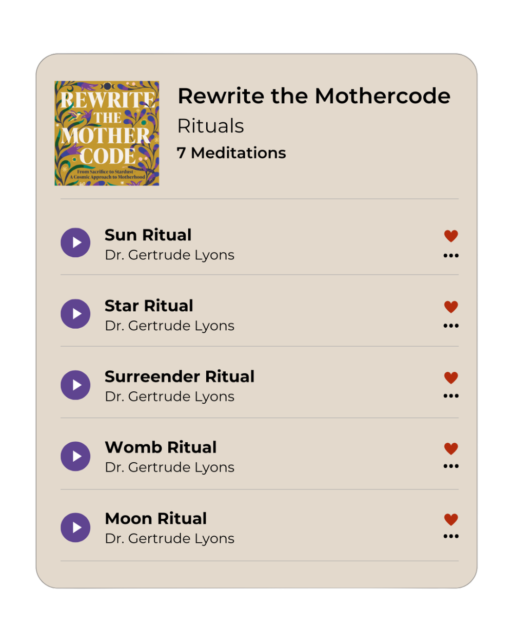 Rewrite the Mother Code: From Sacrifice to Stardust — Dr. Gertrude