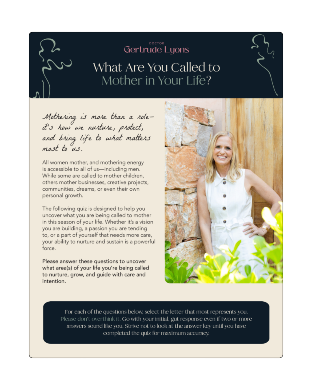 Rewrite the Mother Code: From Sacrifice to Stardust — Dr. Gertrude