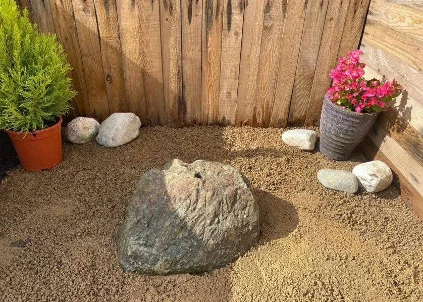Boulder Water Features | Drilled Stone Water Feature