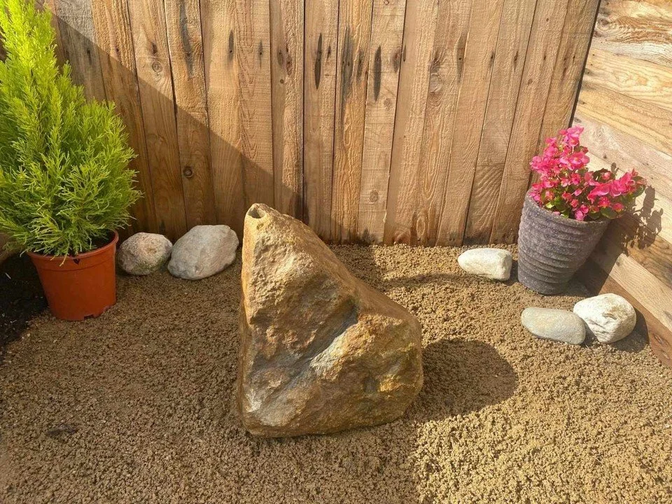 Boulder Water Features | Drilled Stone Water Feature