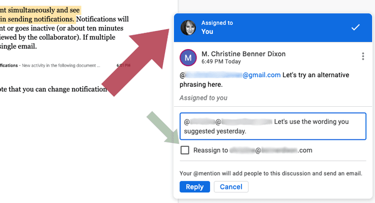 HOW TO USE GOOGLE DOCS: NOTIFICATIONS — Zizia Studio
