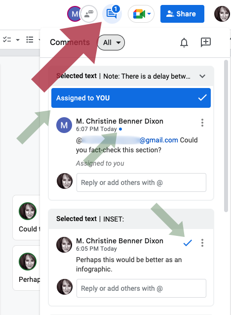 HOW TO USE GOOGLE DOCS: NOTIFICATIONS — Zizia Studio
