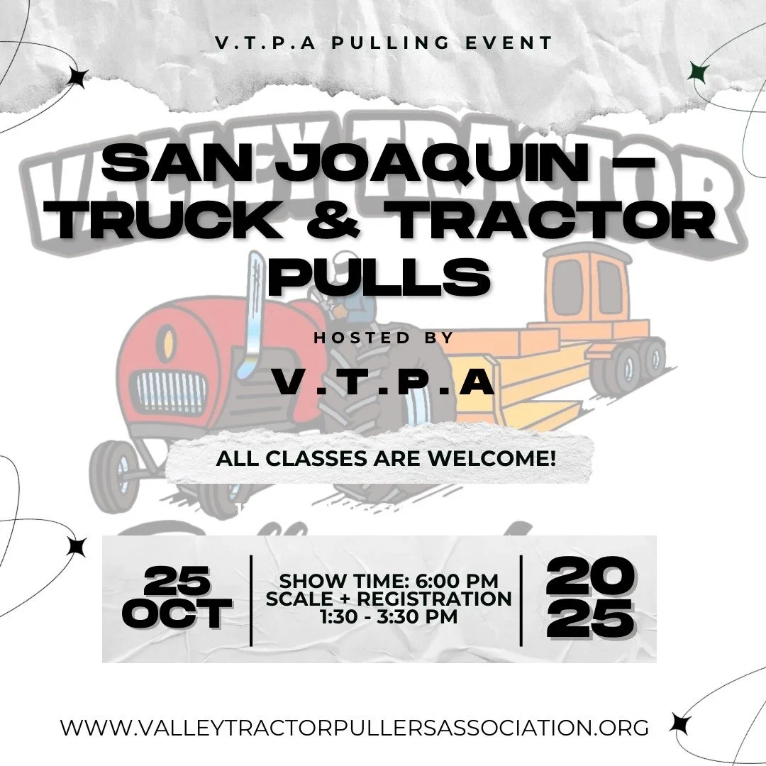 Forms + Registrations — Valley Tractor Pullers Association