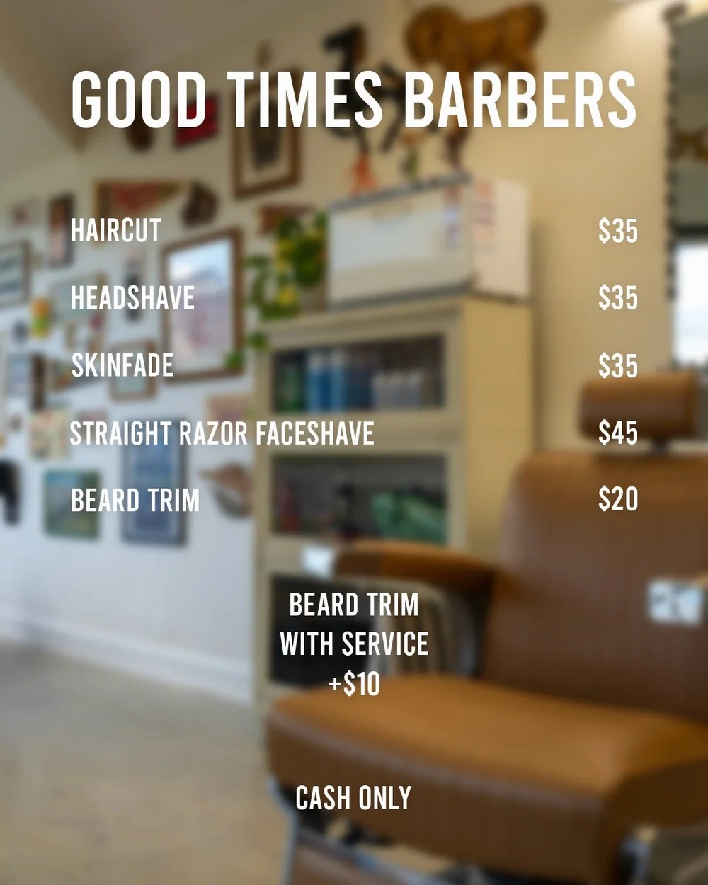 Hours & Shop Information — www.goodtimesbarbers.com