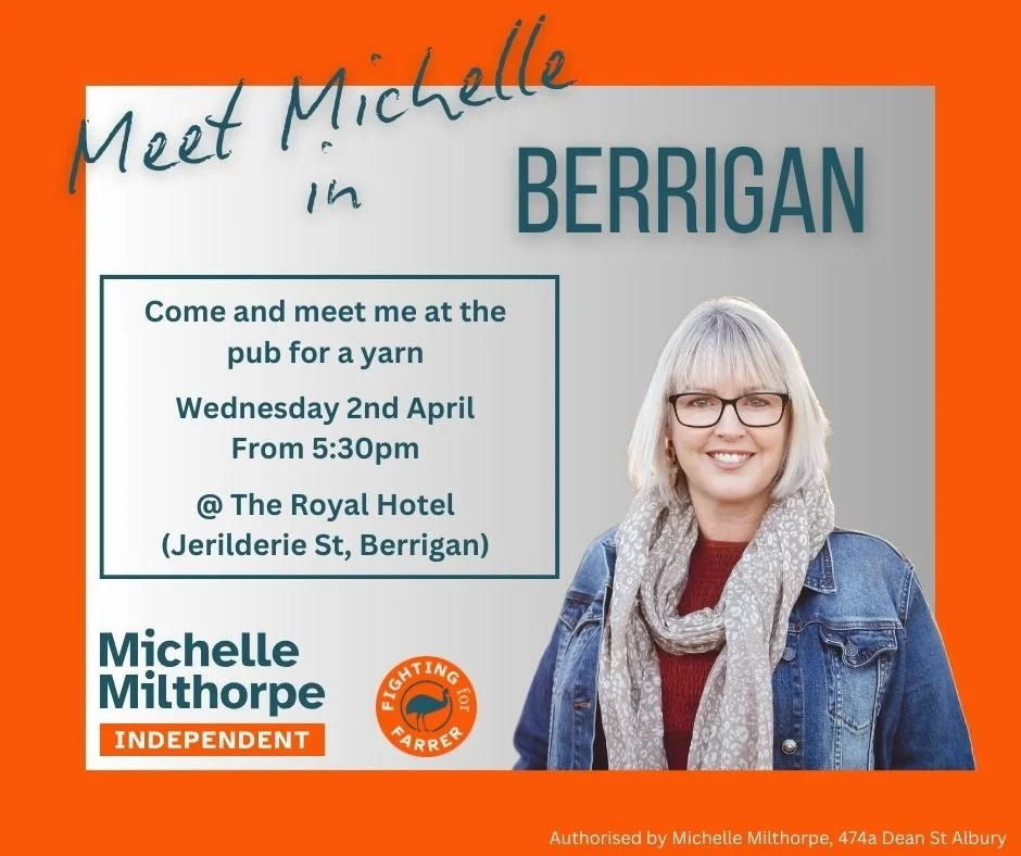 Events RSVP — Michelle Milthorpe