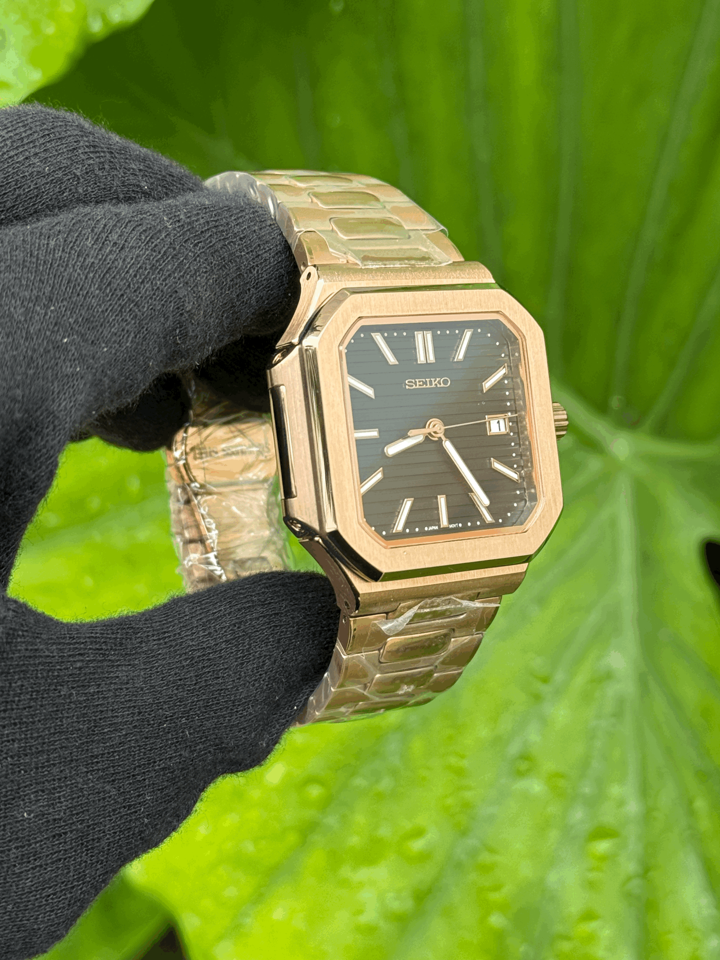 Cube Mod - Rose Gold BLACK Dial — Watch Mod