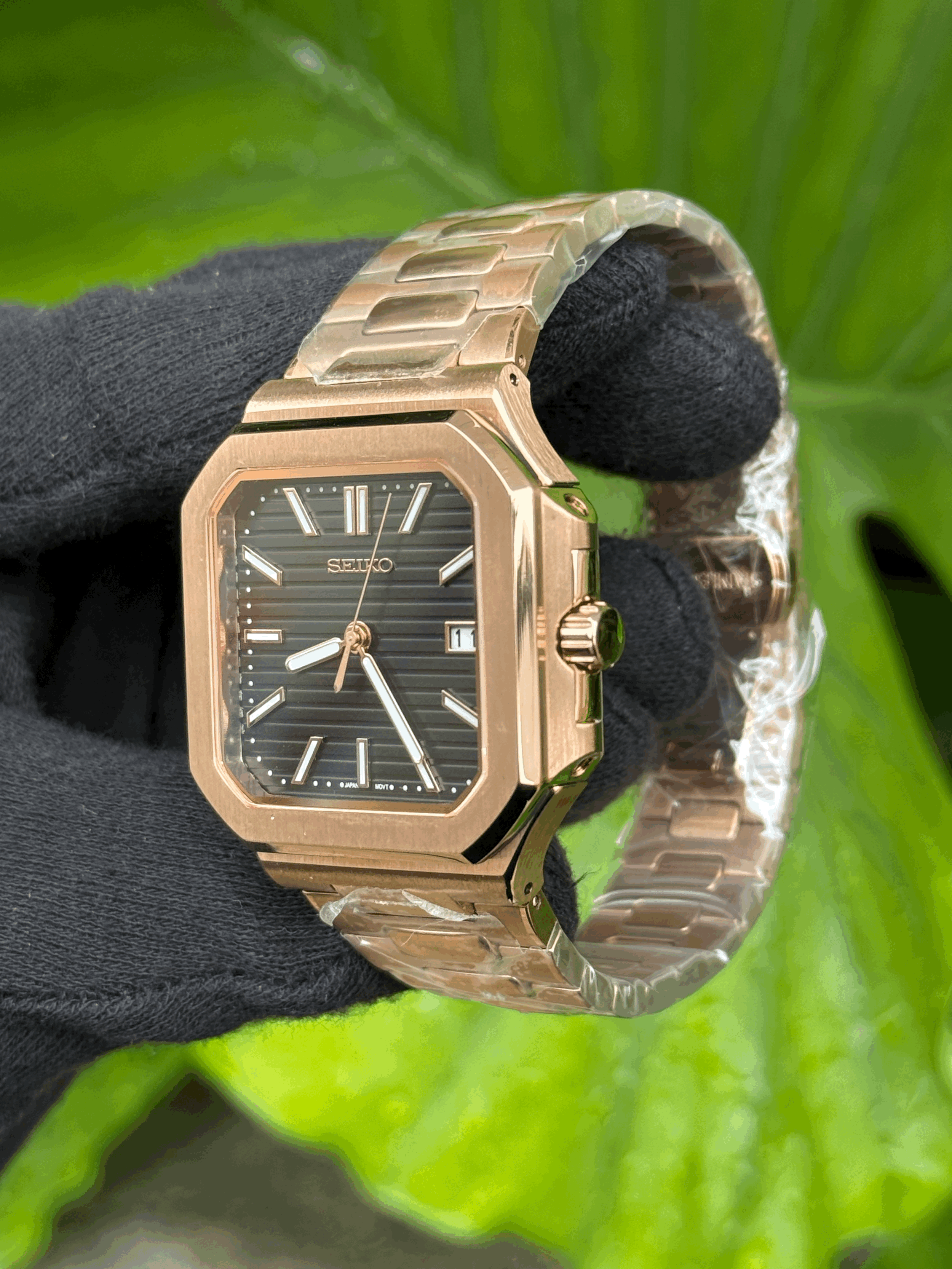 Cube Mod - Rose Gold BLACK Dial — Watch Mod