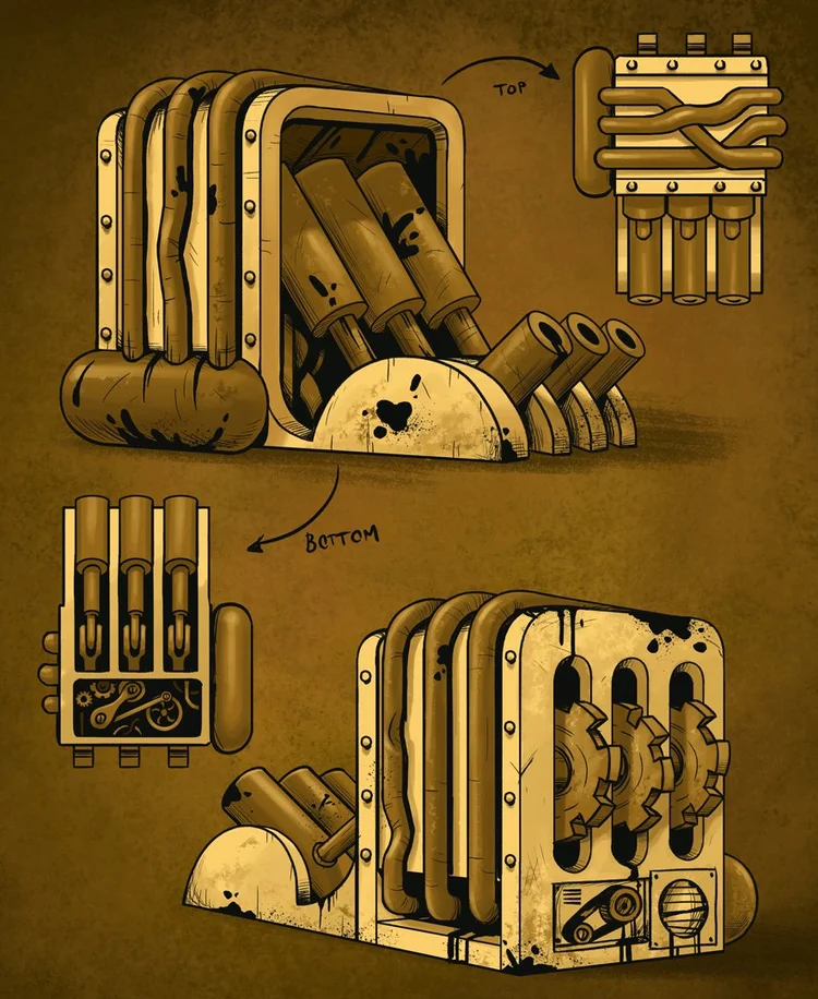 Bendy And The Ink Machine — Art By Gavin