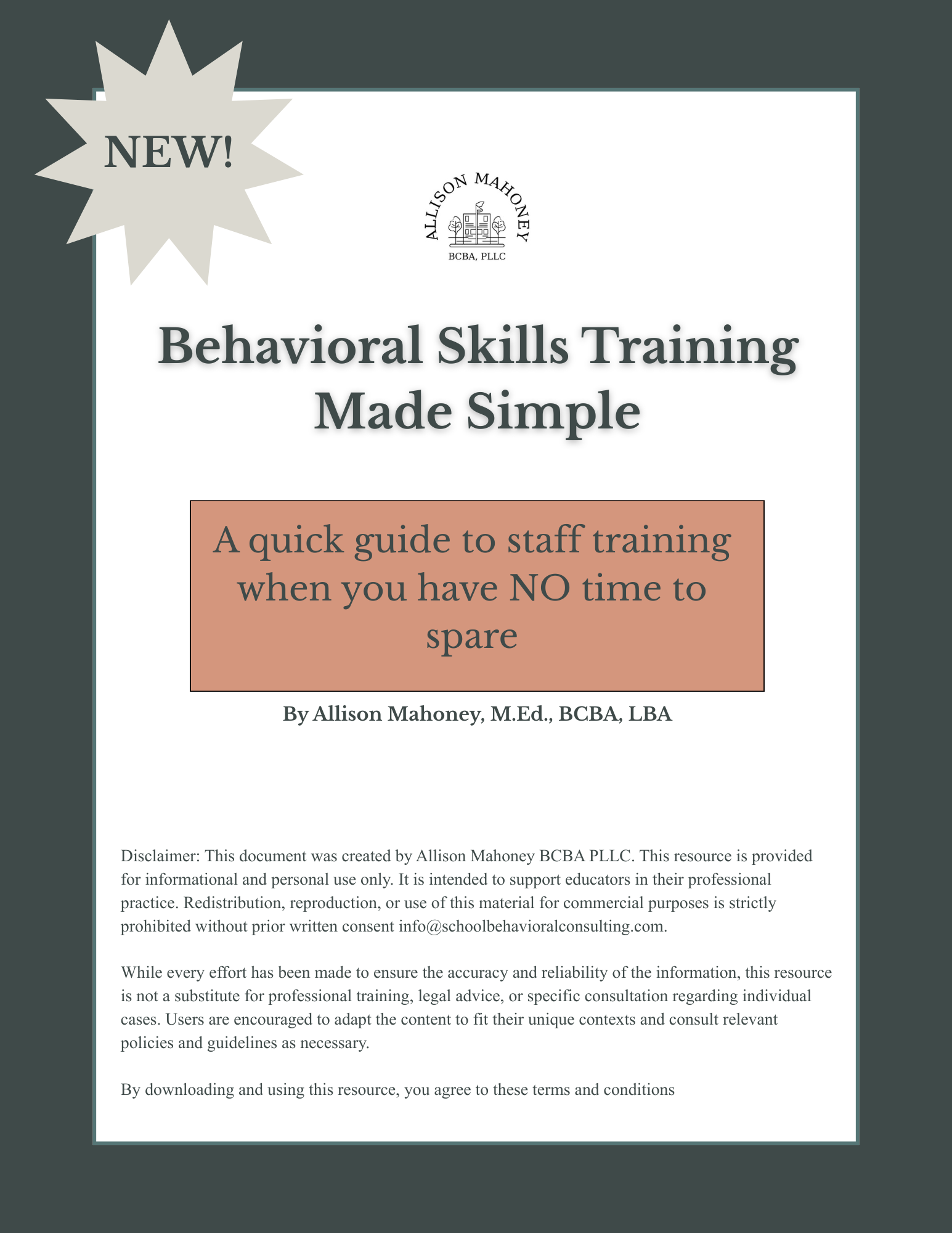 Free Behavior Tools for Educators & School BCBAs | BIP Checklists, Data ...