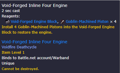 Full guide on how to get the Voidfire Deathcycle mount. — MOUDI Guides ...