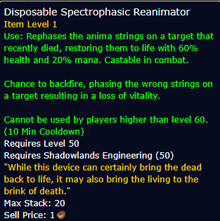 New Battle Res Item Available for All in Mythic+ Tomorrow – No ...