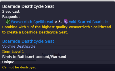 Full guide on how to get the Voidfire Deathcycle mount. — MOUDI Guides ...
