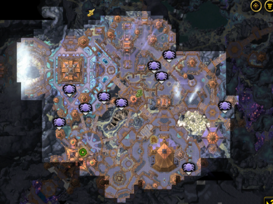 Location of all extra objectives in Azj-Kahet — MOUDI Guides for World ...