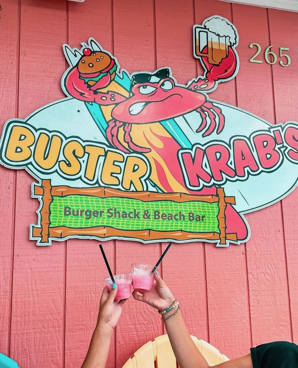 Buster krab's burger shack & beach bar