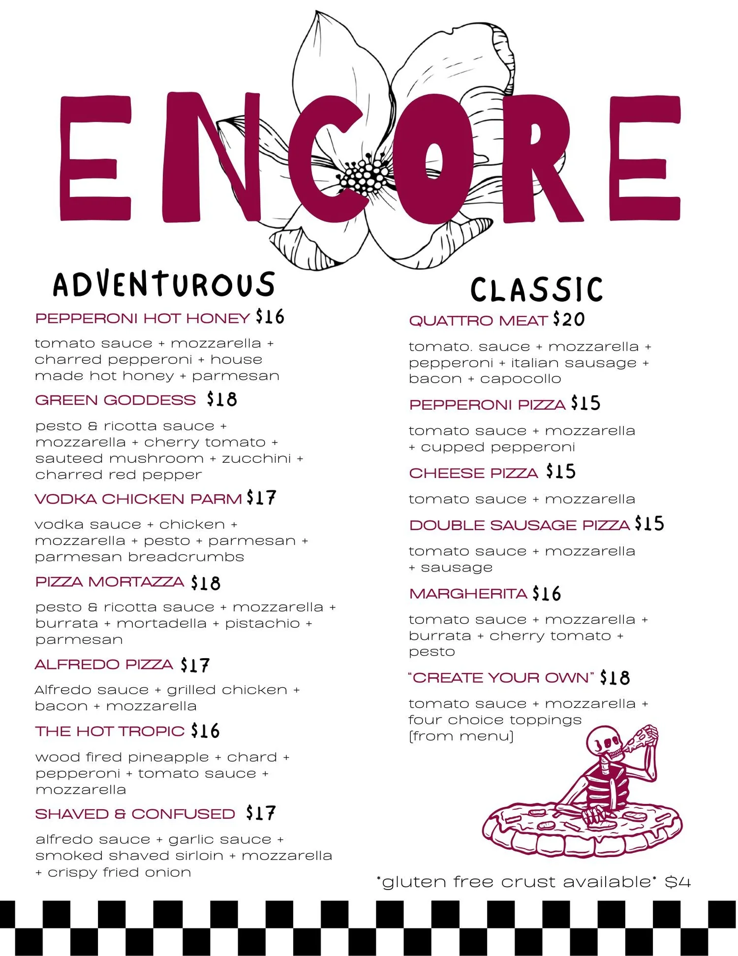 Encore Pizzeria + Kitchen